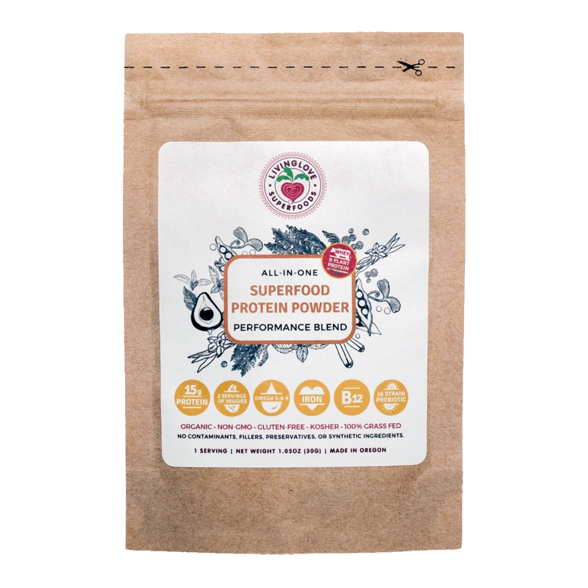 Performance Blend | Grass-Fed Whey & Superfood Protein Powder ...